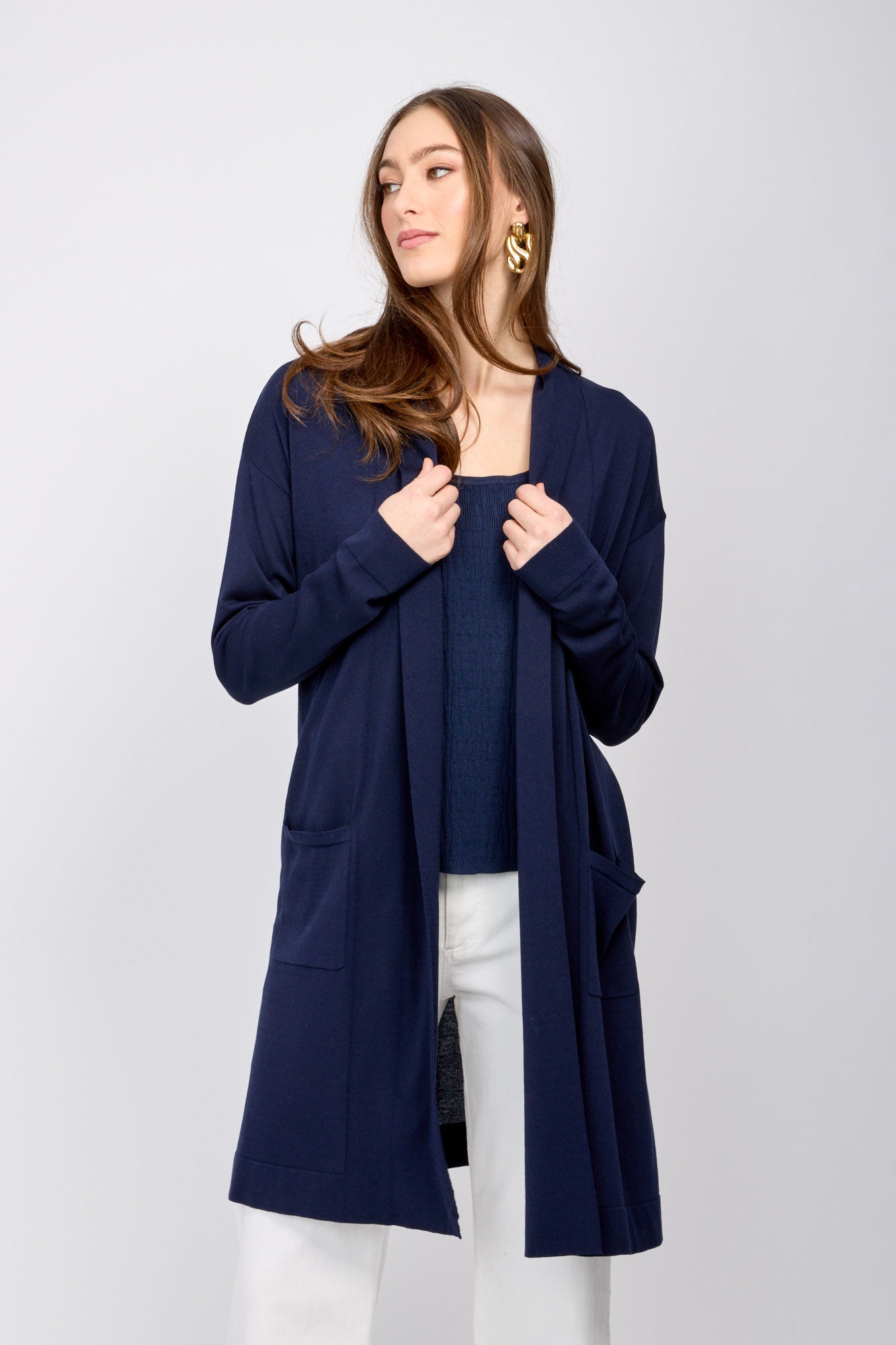 Drop Shoulder Long Sleeve Cardigan – Gadsbys Clothing Co & BRAE by Gadsbys
